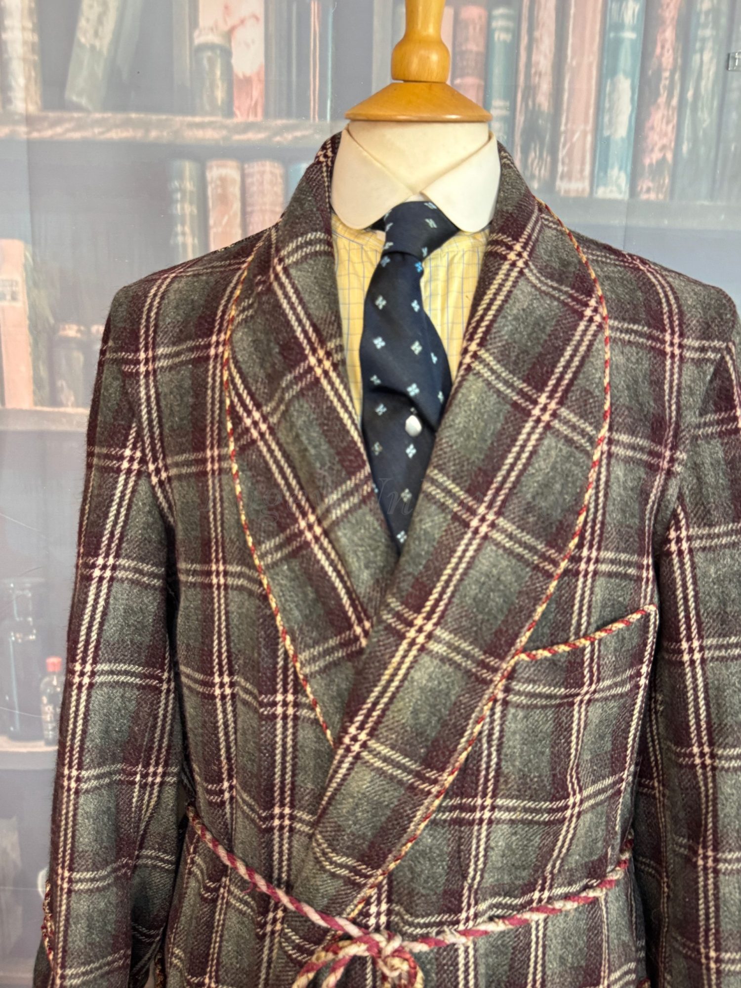 Wonderful Vintage Dressing Gown. Wool. Size Large 40-42"Chest (Ref:FINN ...